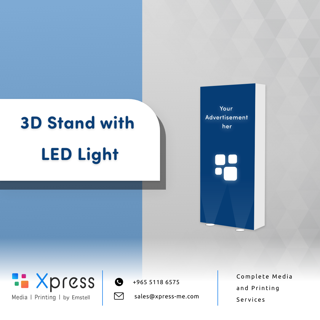 3D Stand with LED Light - XpressME