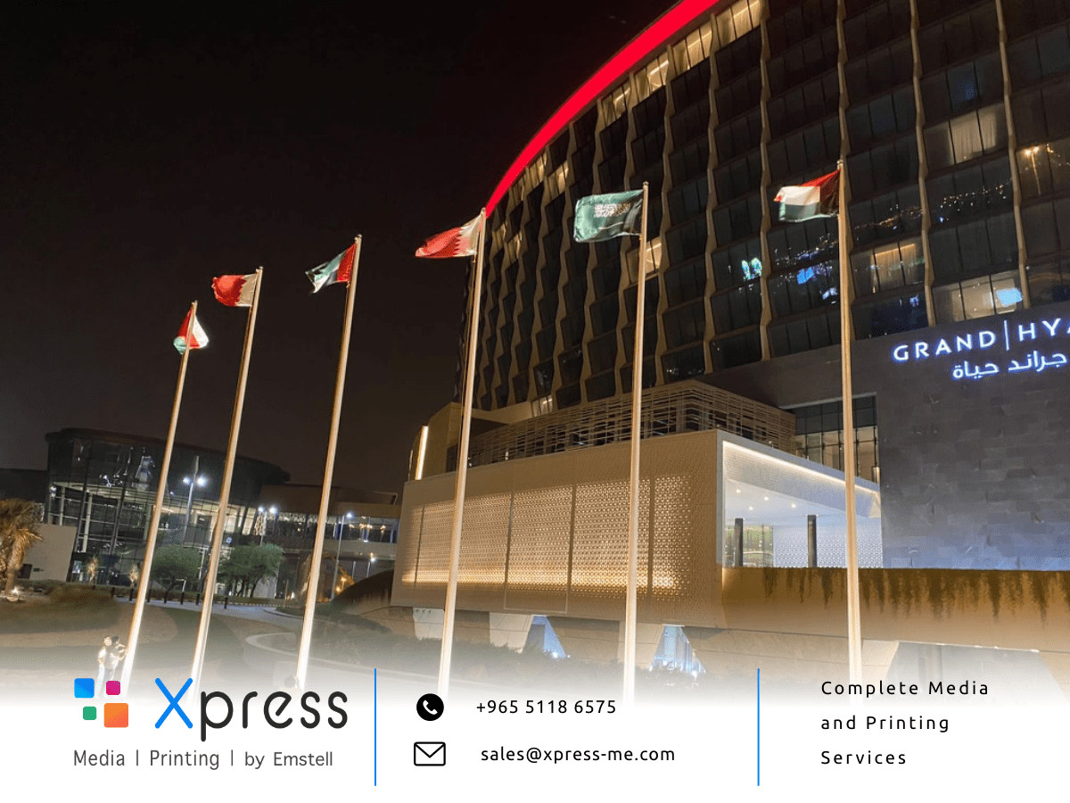 Flags Printing and Installation- GCC Countries - XpressME Kuwait Best ...